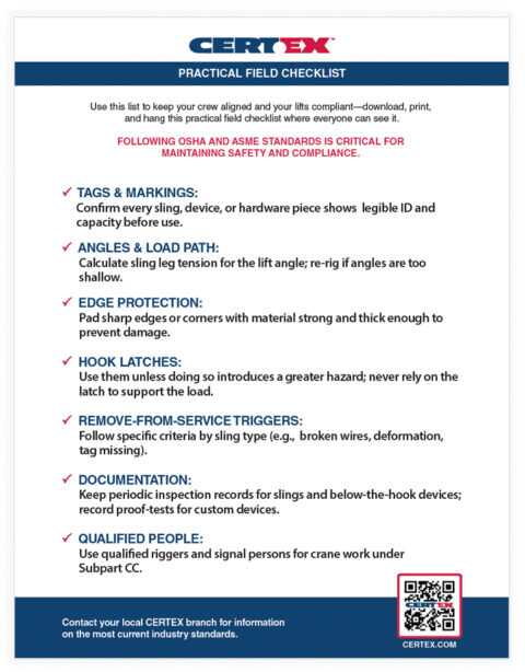 Top OSHA & ASME Rigging Requirements Every Crew Should Know (and How ...