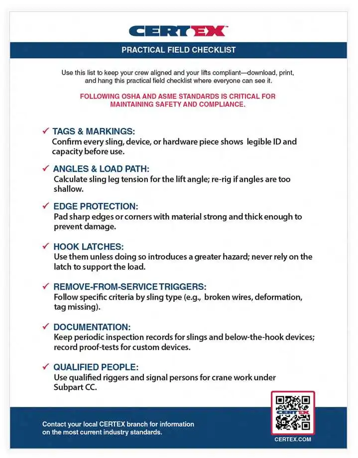 Top OSHA & ASME Rigging Requirements Every Crew Should Know (and How ...