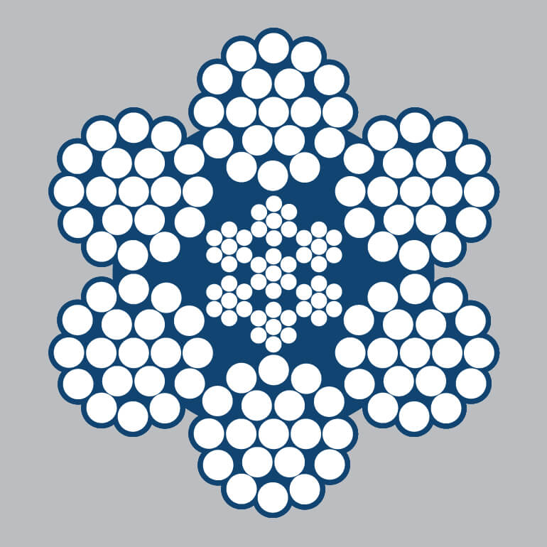 Stainless Steel IWRC 6X19 and 6X37 Class EIPS - CERTEX USA