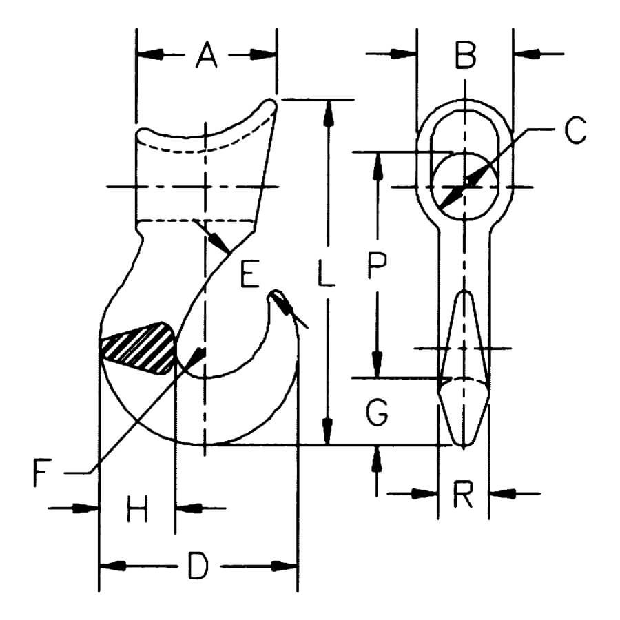 Crosby® Sliding Choker Hooks - Certex