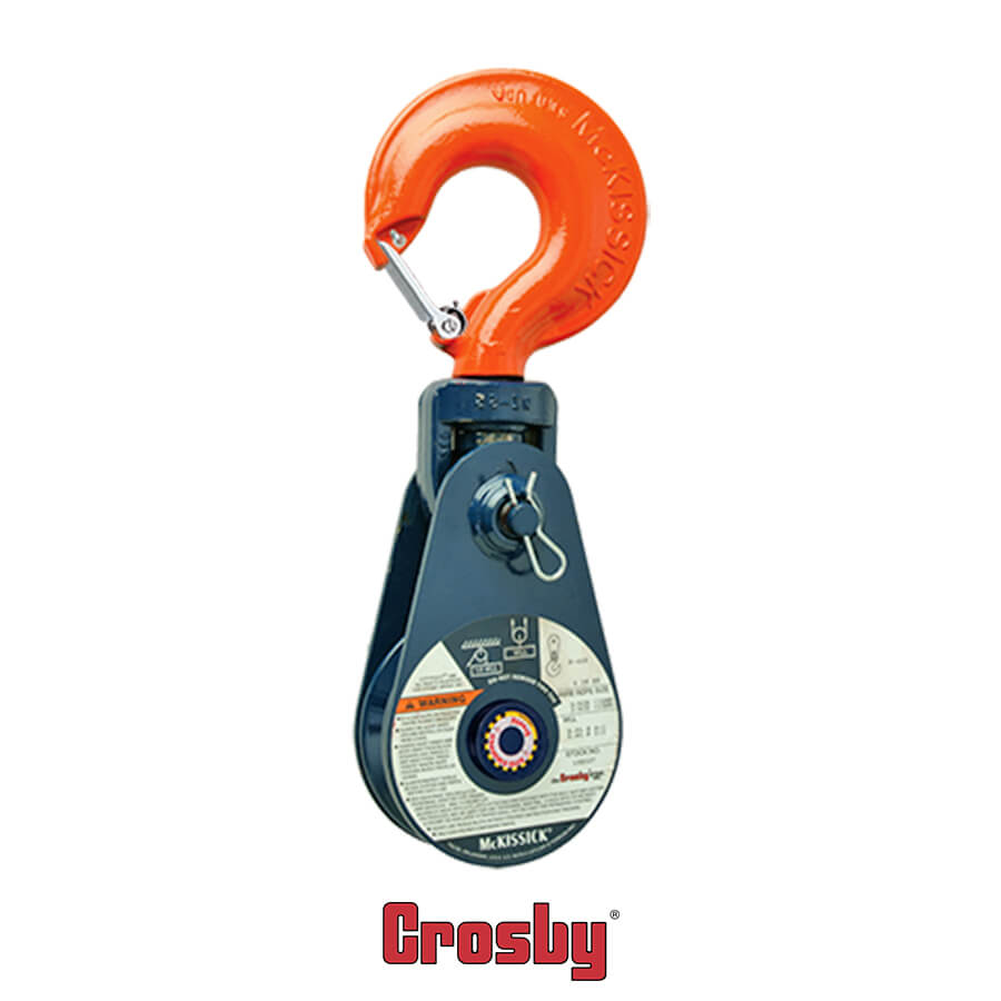 Crosby® Light Champion 418 Snatch Block with Hook - CERTEX USA