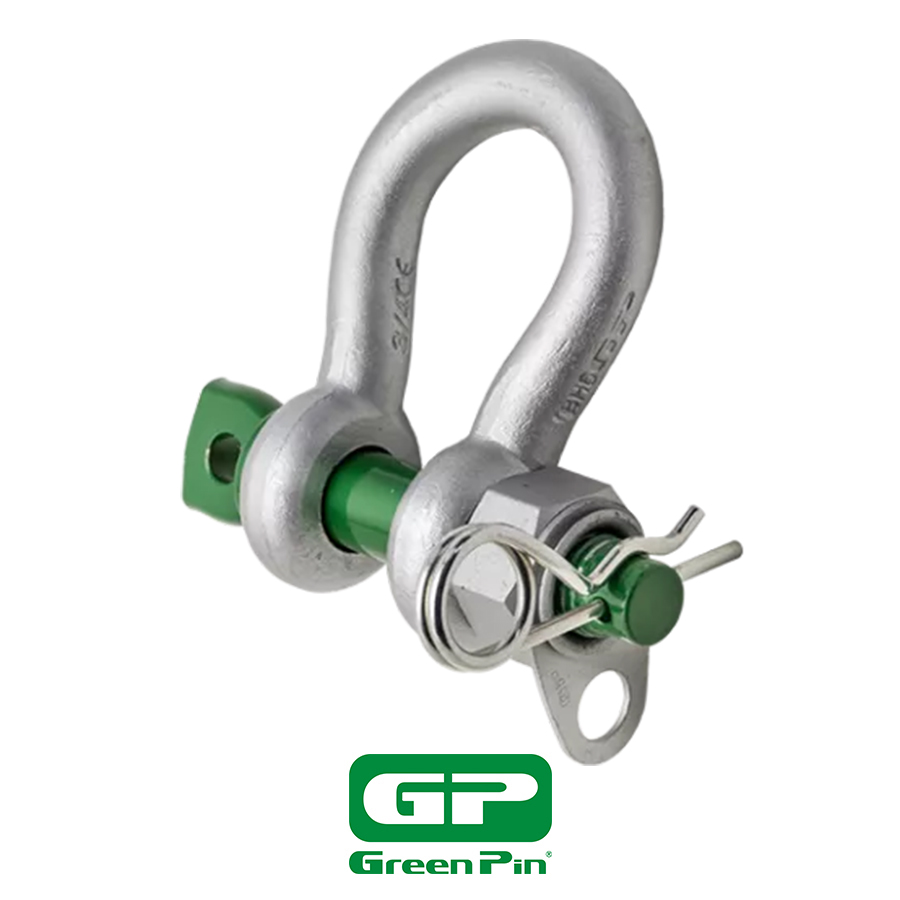 Green Pin® Catch Shackle BN - CERTEX USA