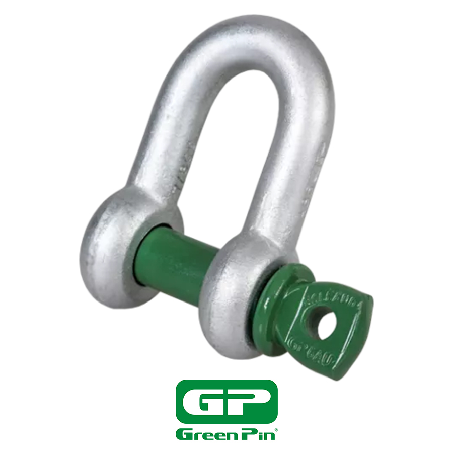 Green Pin® Dee Shackle SC - CERTEX USA
