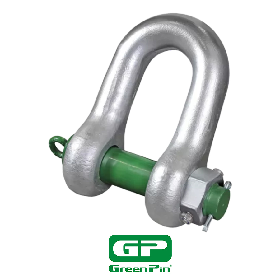 Green Pin® Heavy Duty Dee Shackle FN - CERTEX USA