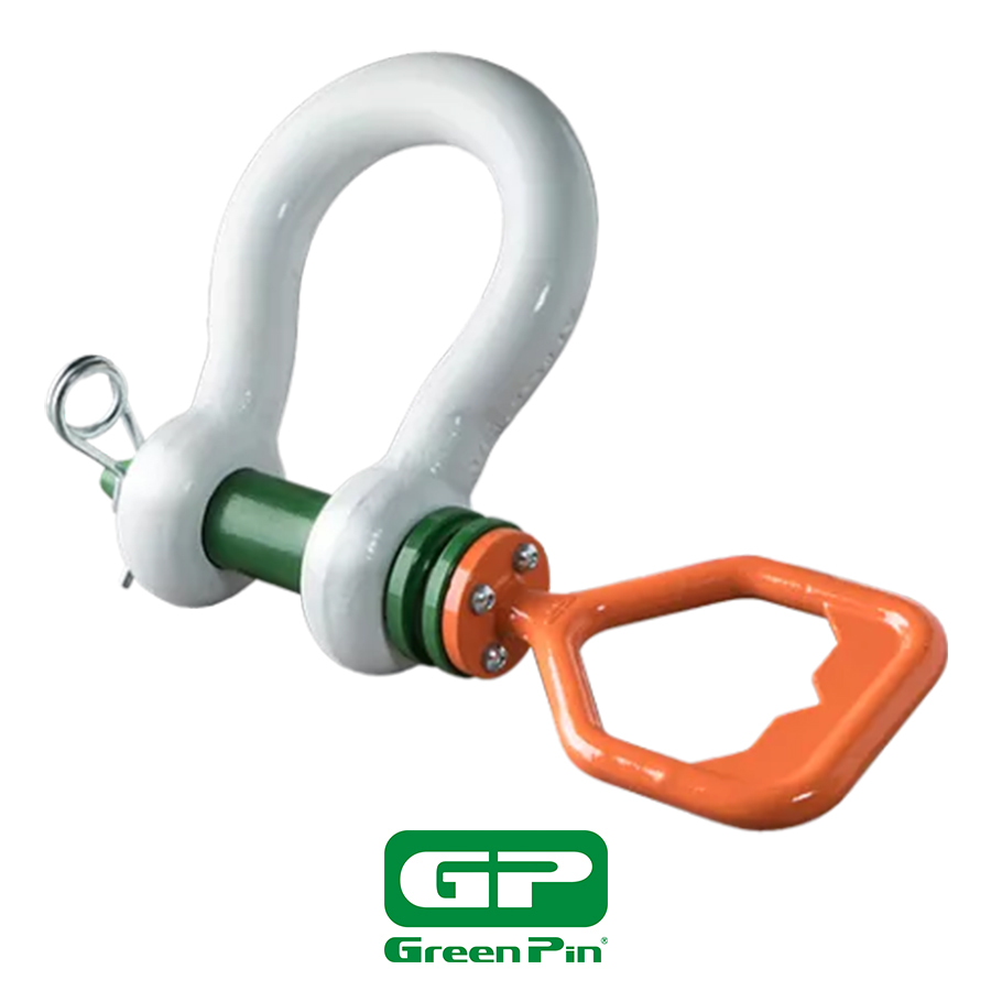 Green Pin® Tapered Pin ROV Shackle D - CERTEX USA