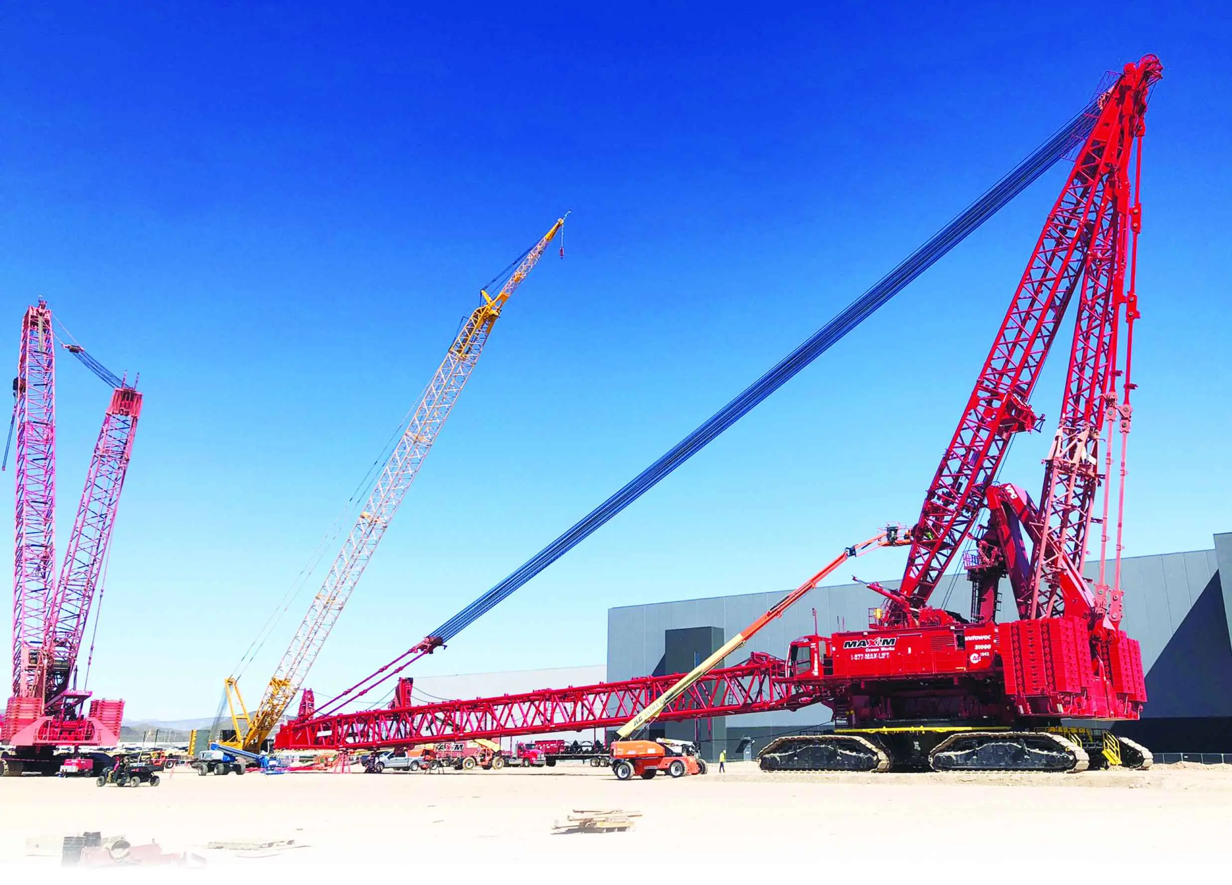 Maxim Crane Works hires Certex to test the Manitowoc 31000 Crane ...